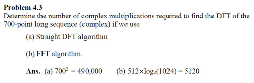 Solved Problem 4.3 Determine the number of complex | Chegg.com