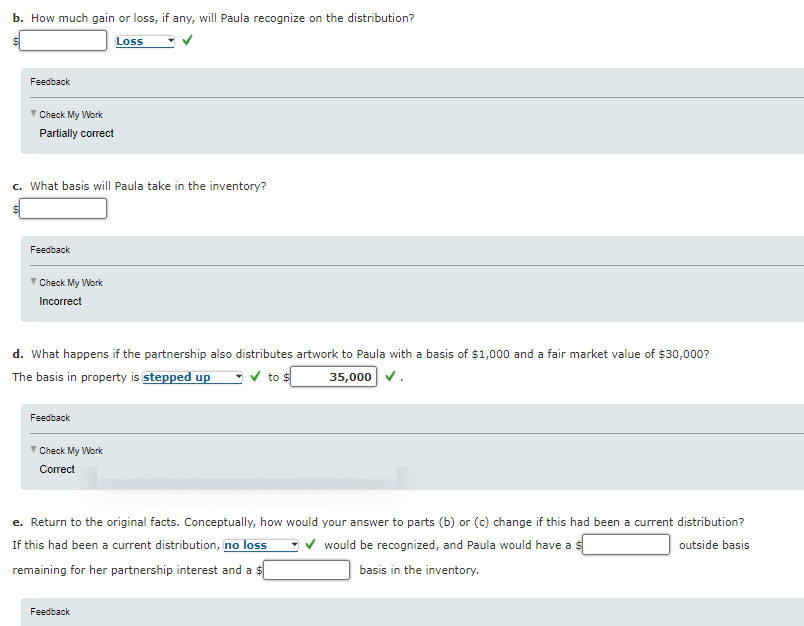 Solved Paula's basis in her partnership interest is $60,000. | Chegg.com