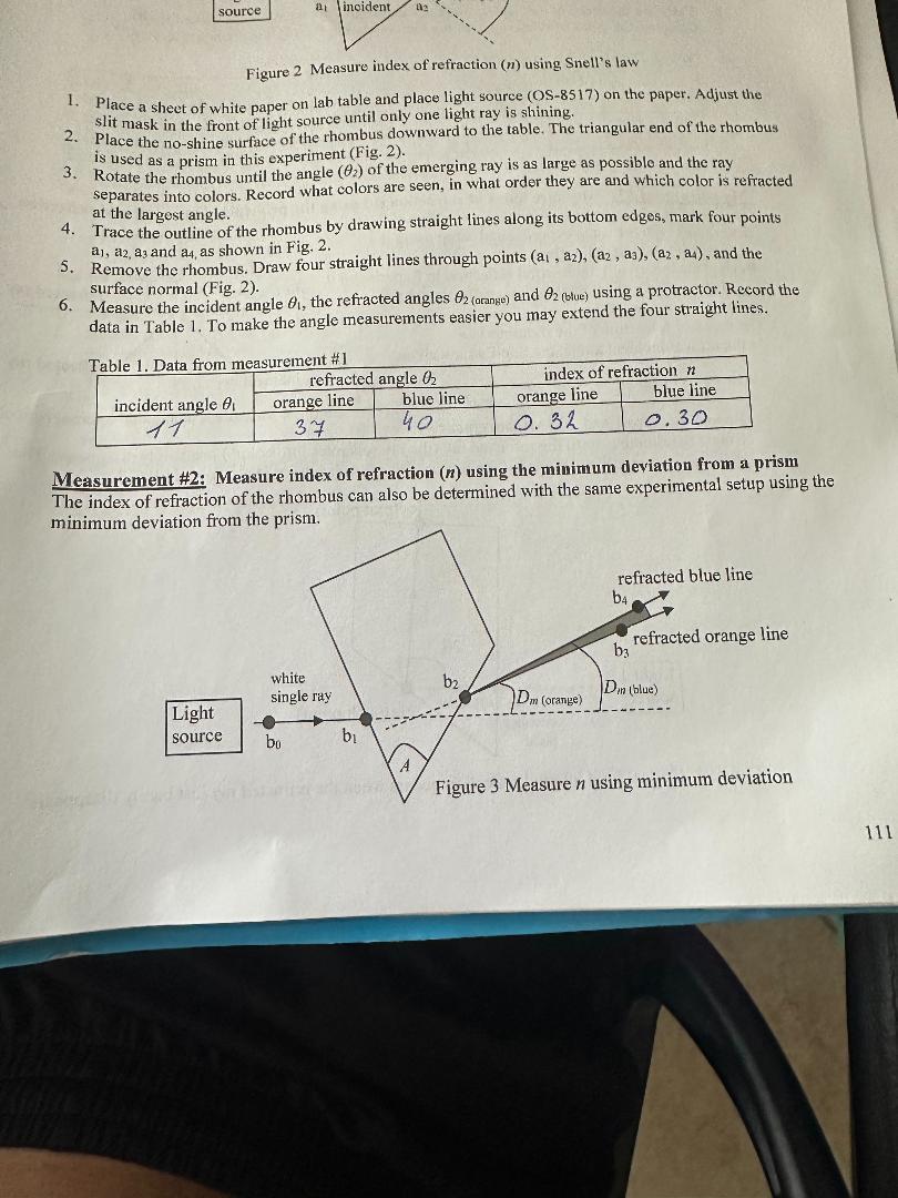 1. Repent the steps 1 and 2 in Megsurement \#1. ther | Chegg.com