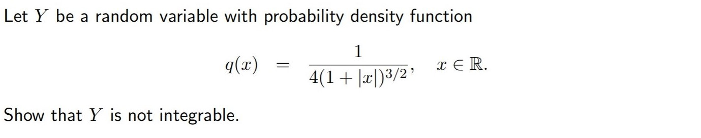 Solved Let Y be a random variable with probability density | Chegg.com