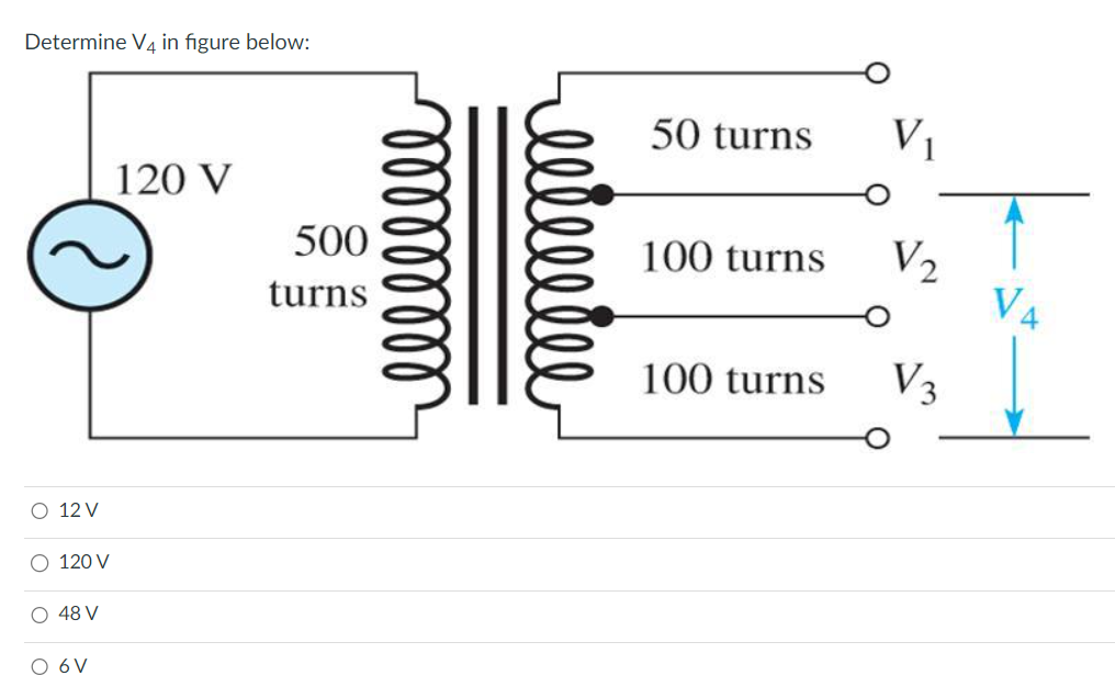Solved Determine the secondary current in the figure below: | Chegg.com