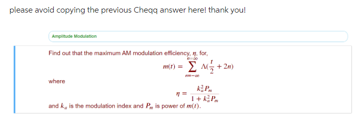 Solved please avoid copying the previous Cheqq answer here! | Chegg.com