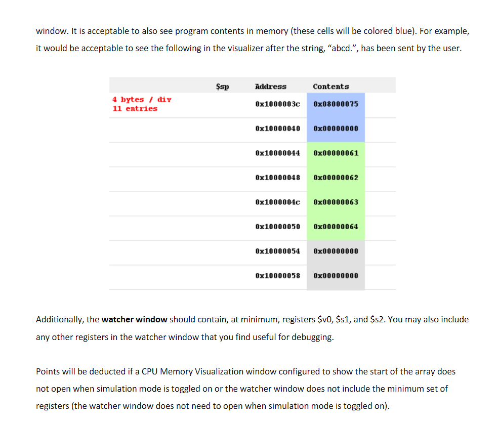 Solved The Task In this project, you will be writing a | Chegg.com