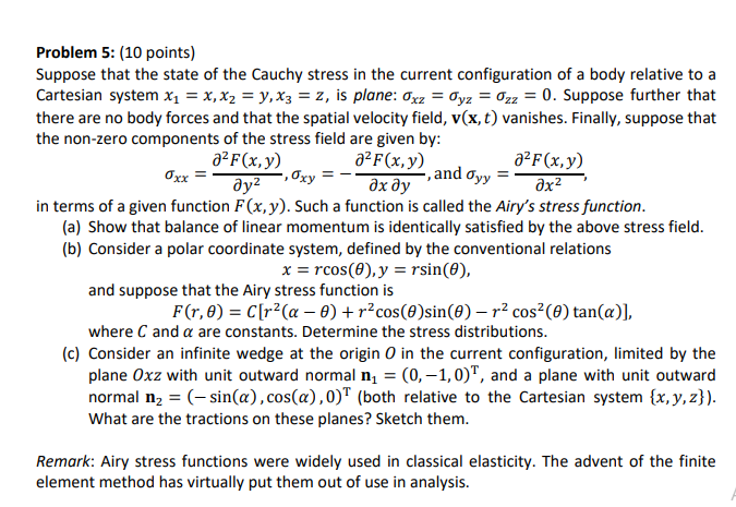 Solved Problem 5: (10 points) Suppose that the state of the | Chegg.com