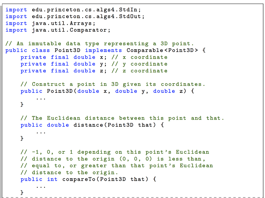 Solved import edu.princeton.cs.algs4.StdIn; import edu. | Chegg.com