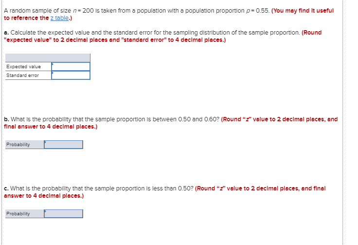 Solved A random sample of size n= 200 is taken from a | Chegg.com