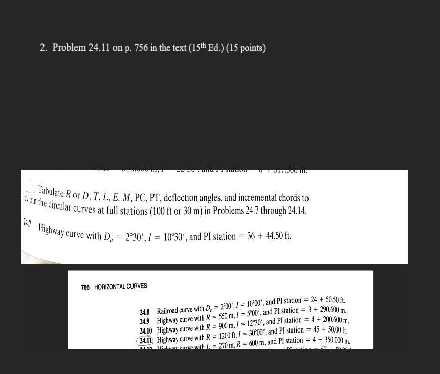 Solved 2. Problem 24.11 on p. 756 in the text (15 th Ed.) | Chegg.com
