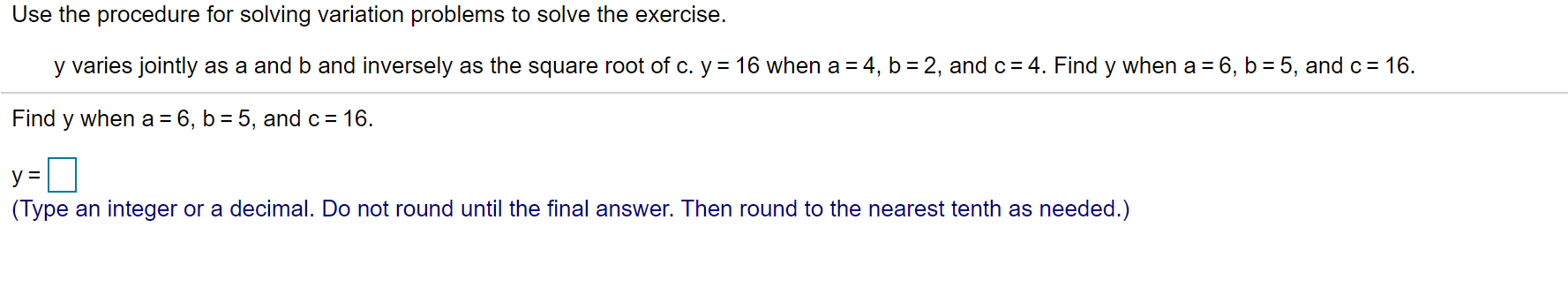 Solved Use the procedure for solving variation problems to | Chegg.com
