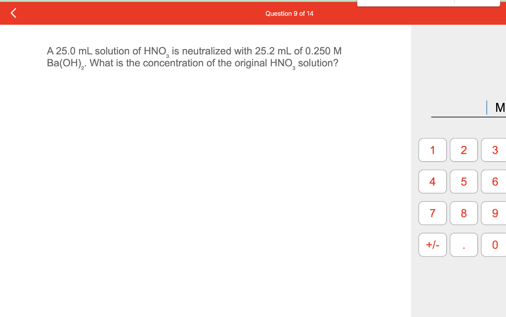 Solved A 25.0 mL solution of HNO3 is neutralized with 25.2 | Chegg.com