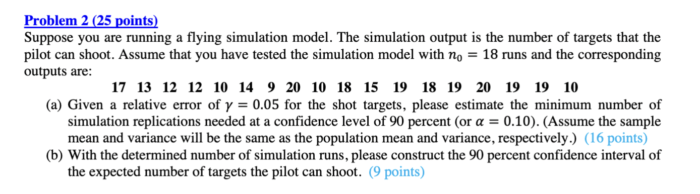 Solved Problem 2 (25 points) Suppose you are running a | Chegg.com