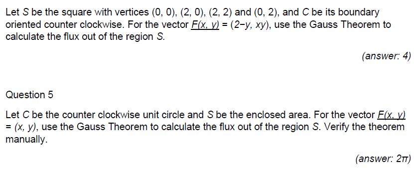 Solved Let S be the square with vertices (0,0),(2,0),(2,2) | Chegg.com