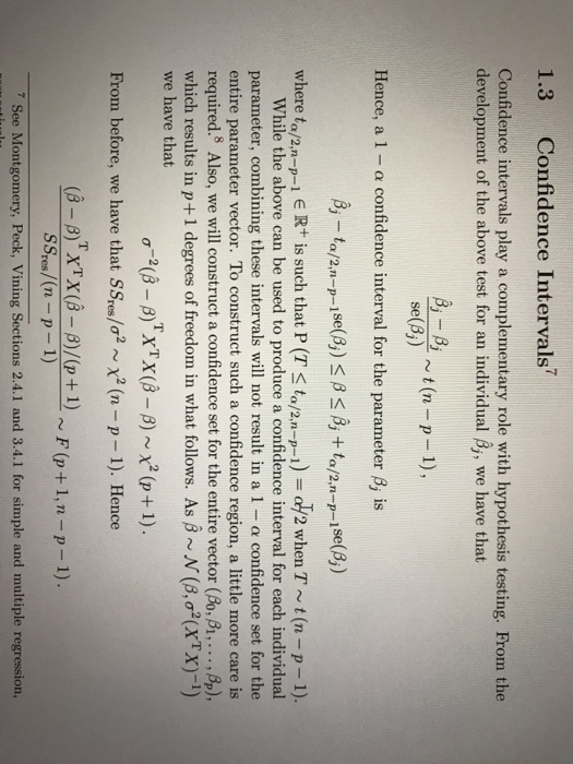 Solved 2. Confidence Intervals Consider the simple linear | Chegg.com