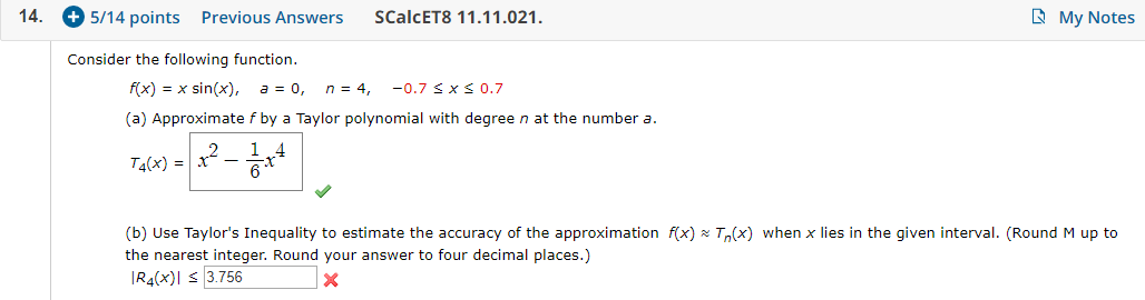 Solved: Consider The Following Function. F(x) = X Sin(x), ... | Chegg.com