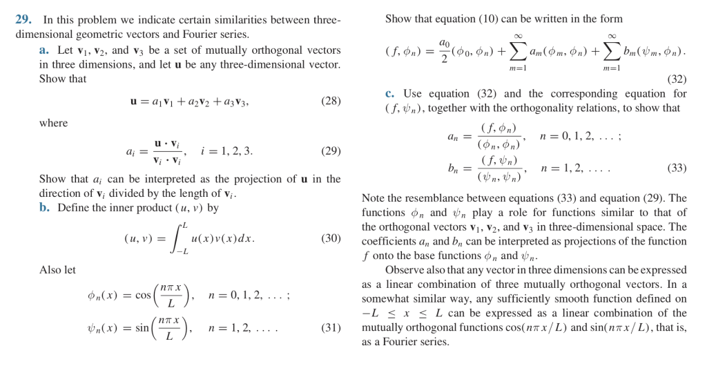 Solved 29. In this problem we indicate certain similarities | Chegg.com