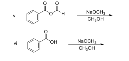Solved NaOCH3 CH3OH OHNaOCH 3 vi VI CH3OH | Chegg.com