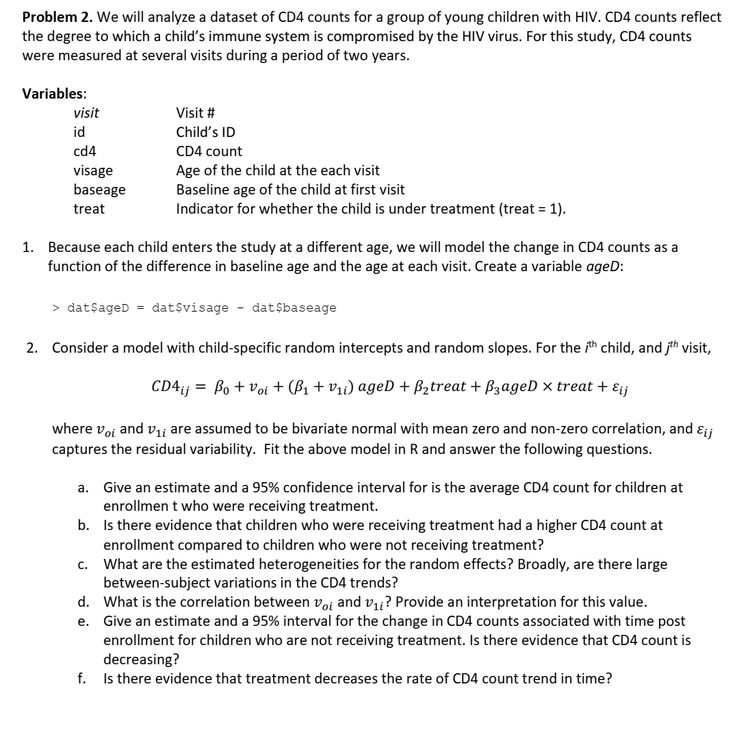 Solved Please provide the R-studio code to solve the | Chegg.com