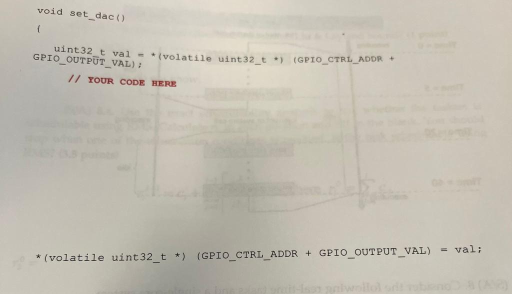 (S/A) 6. Complete the following code to set the | Chegg.com