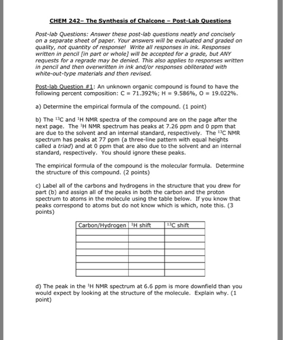Post-lab Questions: Answer these post-lab questions | Chegg.com