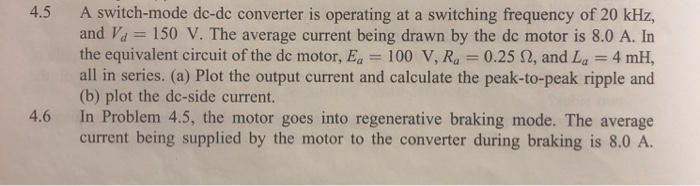 Solved 67 Basic Understanding of Switch-Mode Power | Chegg.com
