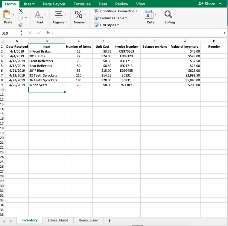 Solved I Have To Make An Inventory Excel Sheet And I m Chegg solved-i-have-to-make-an-inventory-excel-sheet-and-i-m-chegg