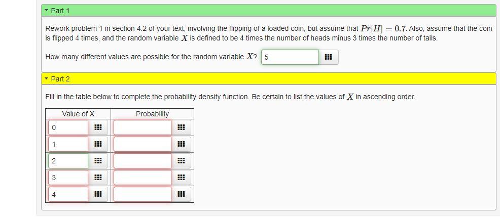Solved Part 1 Rework problem 1 in section 4.2 of your text, | Chegg.com