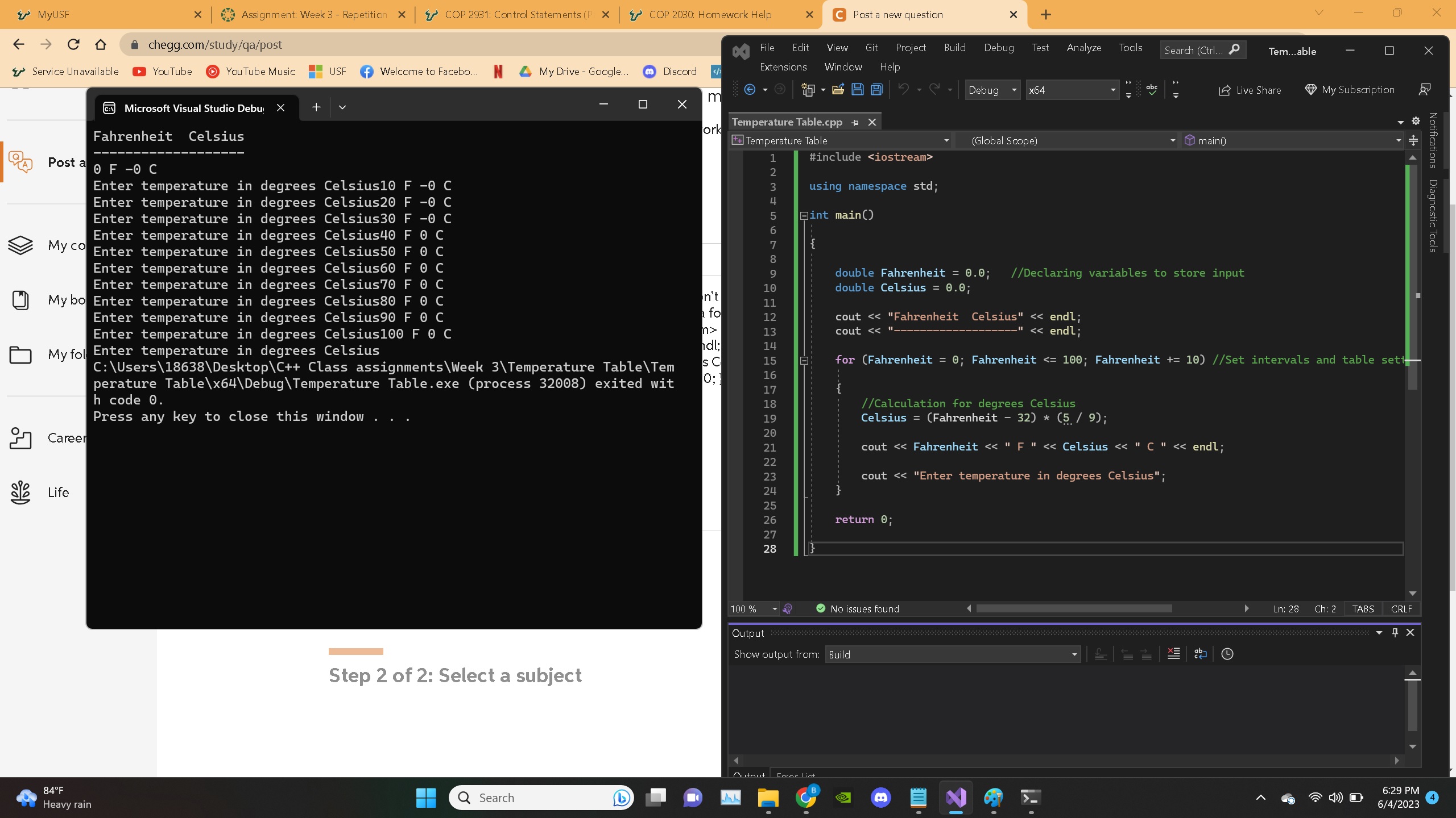 Solved What can I do to adjust my code to function for this | Chegg.com
