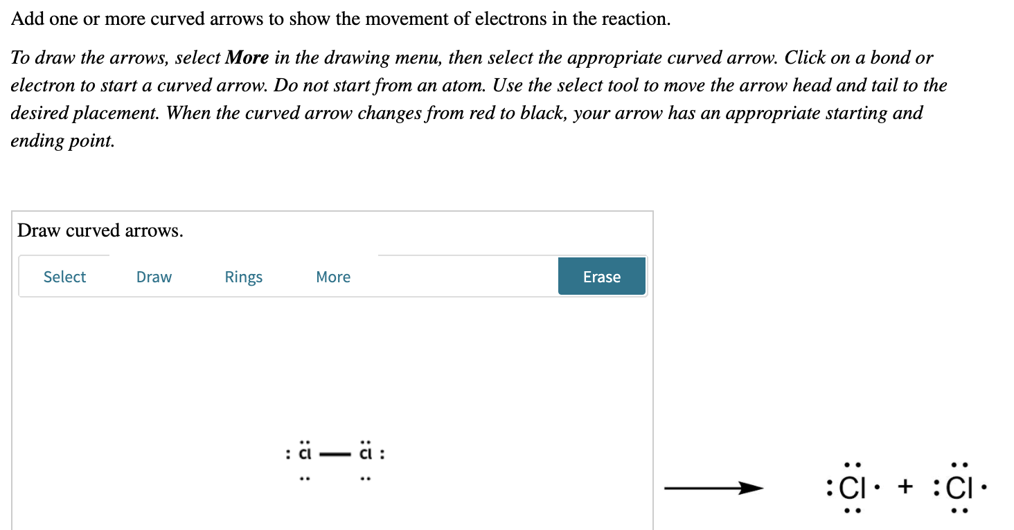 Solved Add one or more curved arrows to show the movement of | Chegg.com