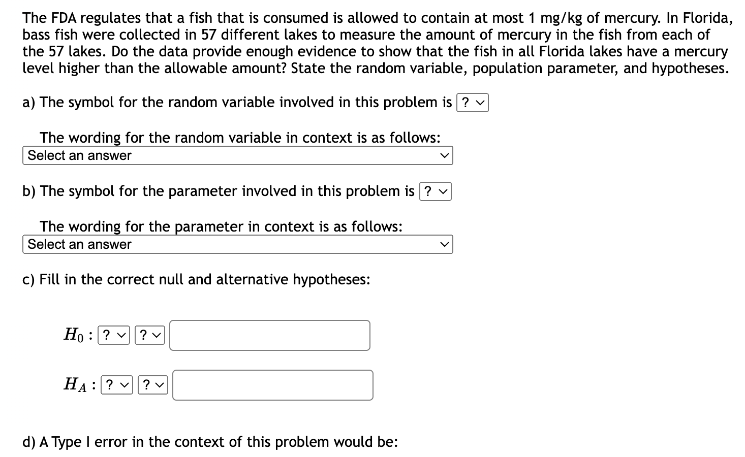 Solved The FDA regulates that a fish that is consumed is | Chegg.com