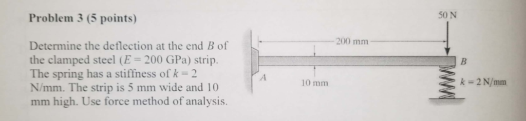 Solved Determine the deflection at the end of B of the | Chegg.com