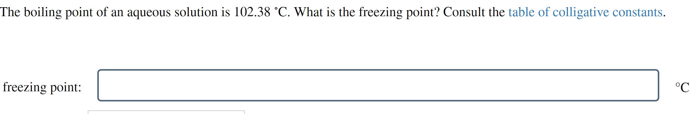 Solved The boiling point of an aqueous solution is 102.38°C. | Chegg.com