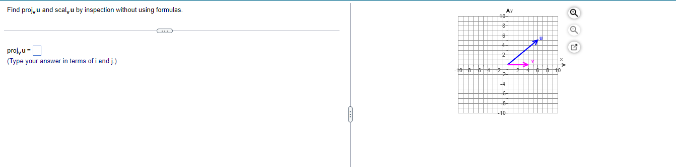 Solved Find proj, u and scal, u by inspection without using | Chegg.com