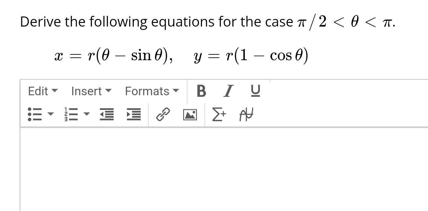 Solved Derive the following equations for the case | Chegg.com