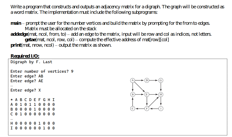 Solved Write a program that constructs and outputs an | Chegg.com