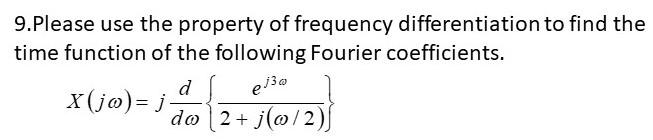 Solved 9.Please use the property of frequency | Chegg.com