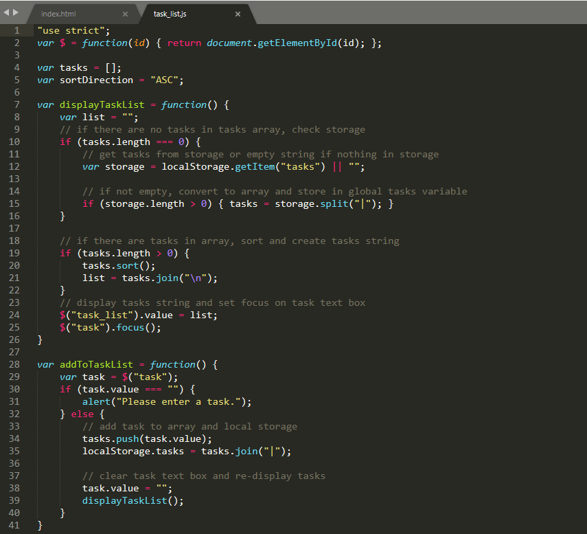 Solved Exercise 9-1 Enhance the Task Manager application | Chegg.com