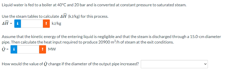 Solved Use steam tables to solve these questions. The delta | Chegg.com