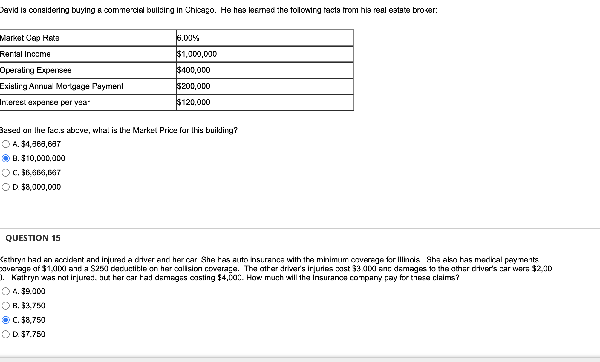 Solved Javid is considering buying a commercial building in | Chegg.com