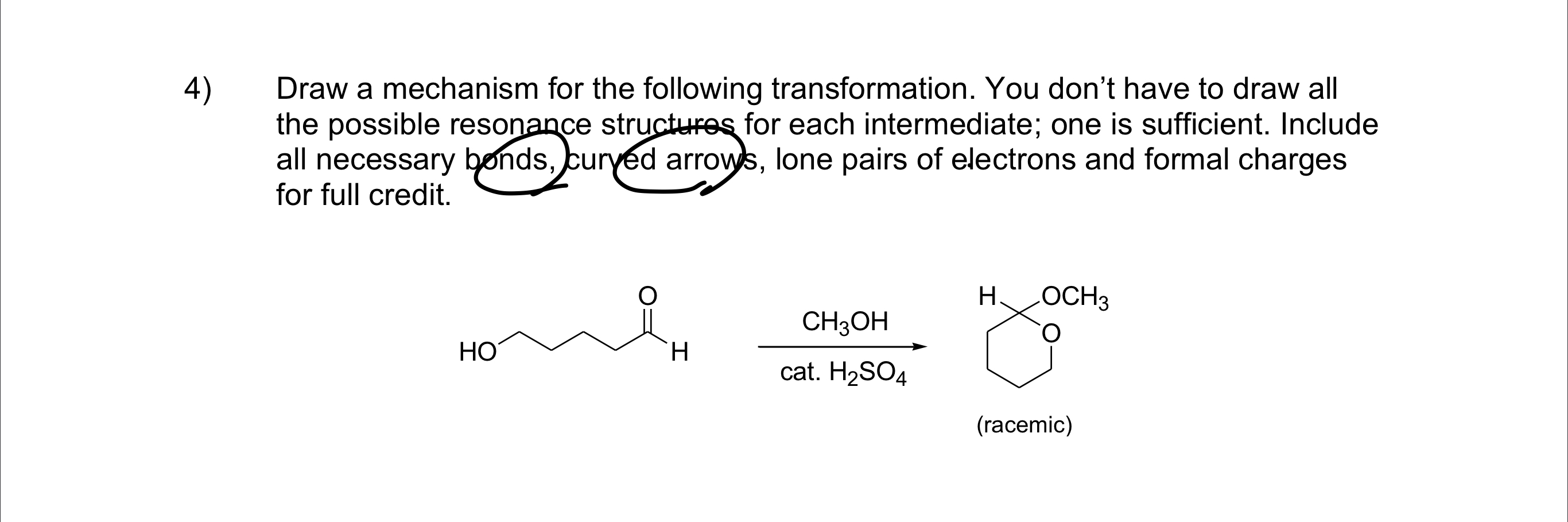 Solved Draw a mechanism for the following transformation. | Chegg.com