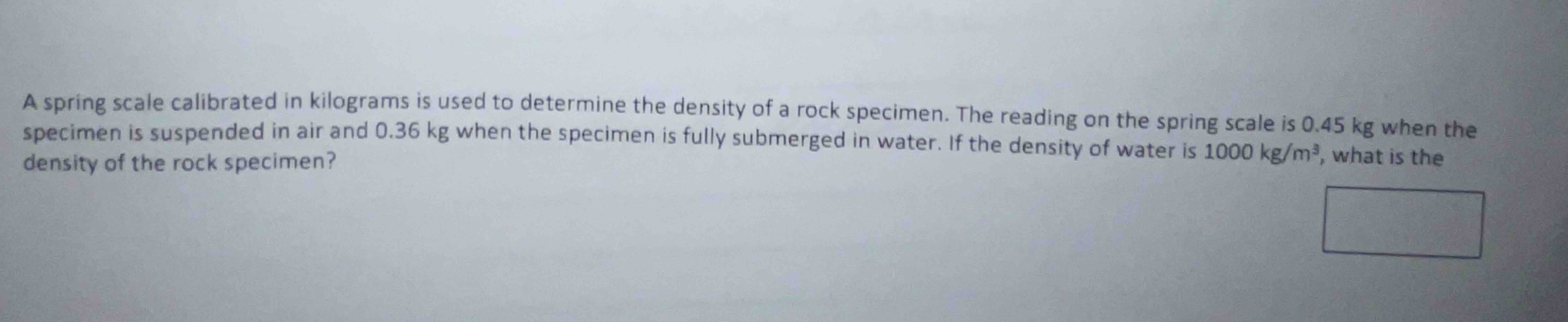 Solved A spring scale calibrated in kilograms is used to | Chegg.com
