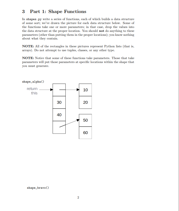 Solved 1 Overview In this project, you will be practicing | Chegg.com
