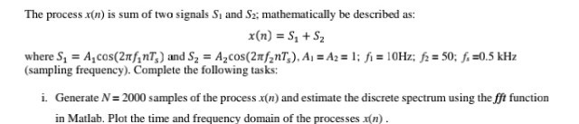 Solved USING MATLAB plot this signal in the frequency and | Chegg.com