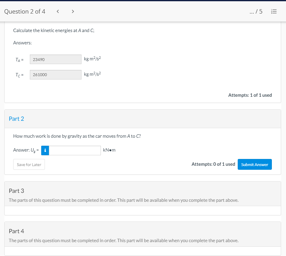 Solved Question 2 of 4 .../5 View Policies Current Attempt | Chegg.com