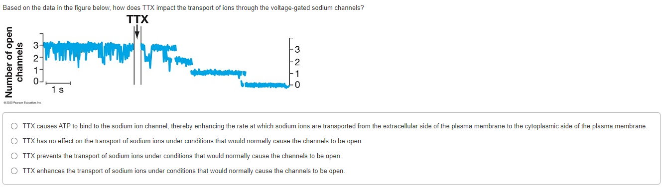Solved Based on the data in the figure below, how does TTX | Chegg.com