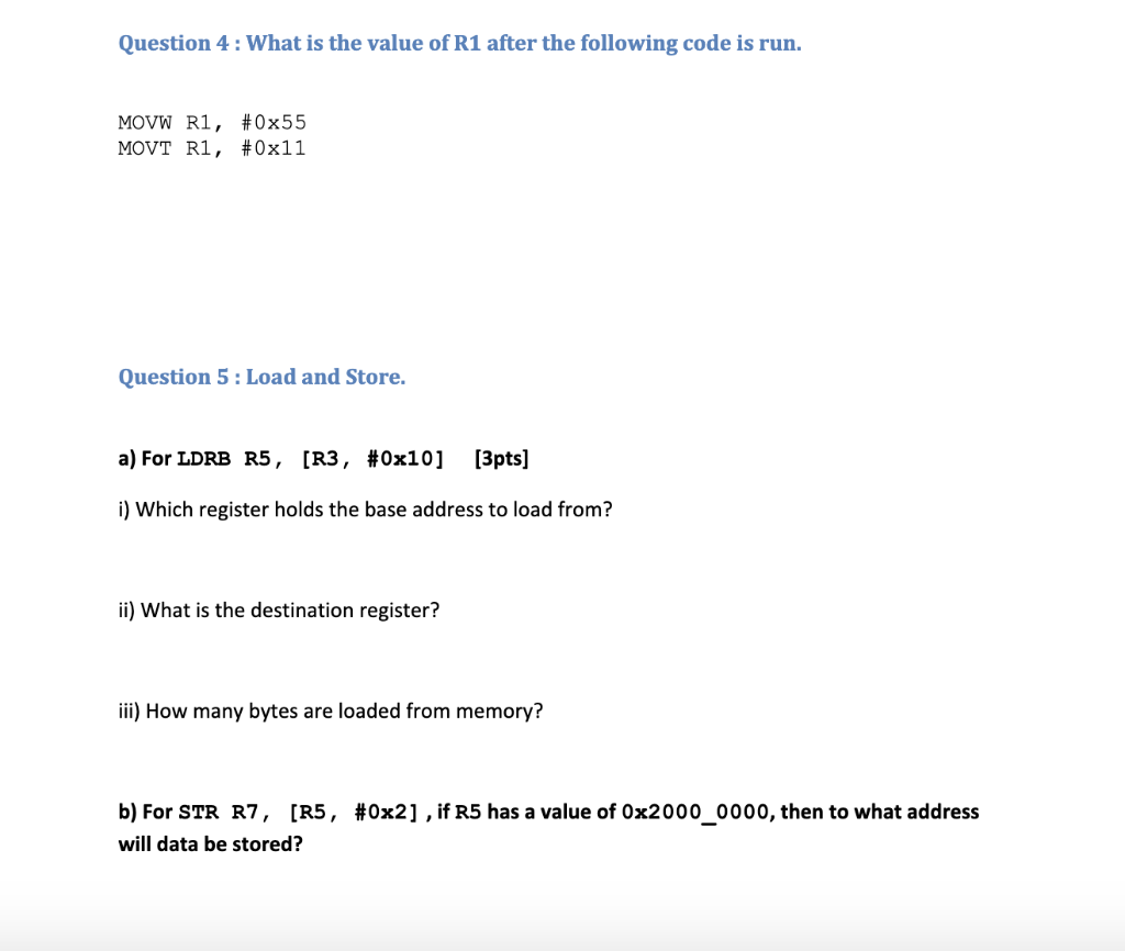 Solved Question 4 : What is the value of R1 after the | Chegg.com