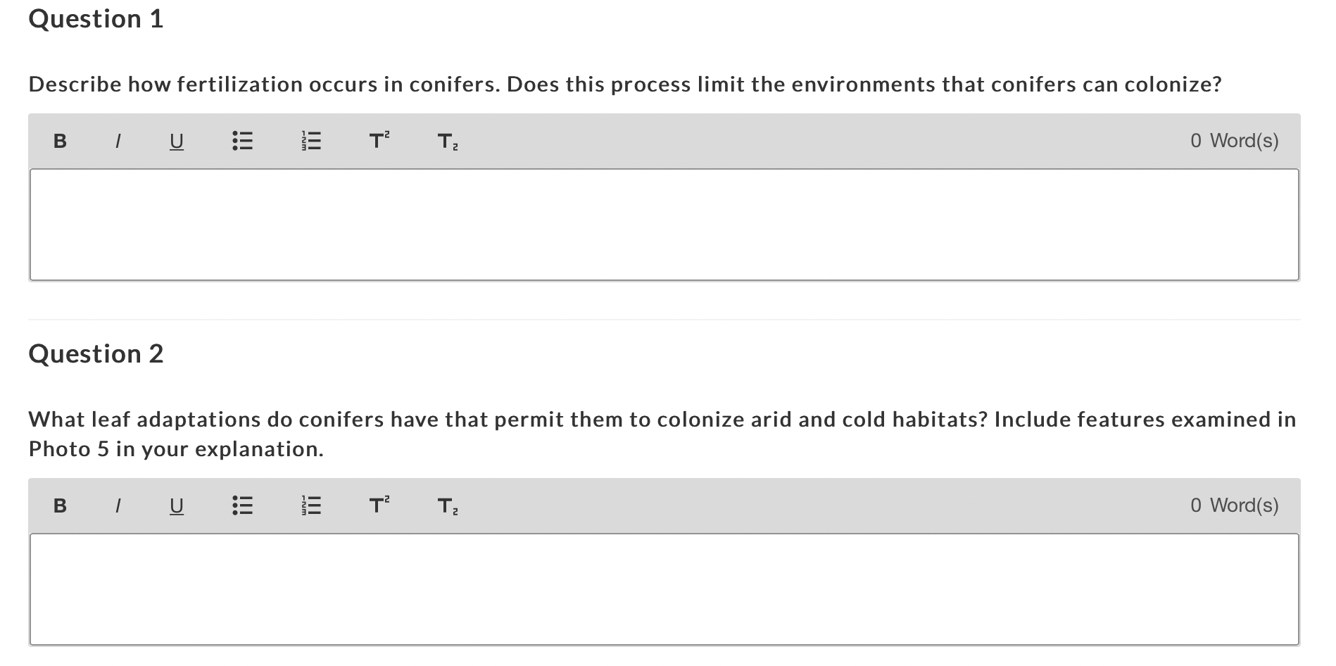 Solved Question 1 Describe how fertilization occurs in | Chegg.com