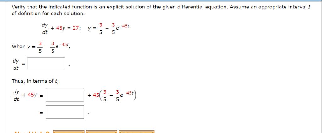 Solved Verify that the indicated function is an explicit | Chegg.com Solved Verify that the indicated function is an explicit | Chegg.com