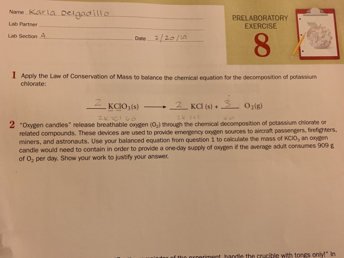 Solved Name Karla belgadillo PRELABORATORY EXERCISE Lab | Chegg.com Solved Name Karla belgadillo PRELABORATORY EXERCISE Lab | Chegg.com