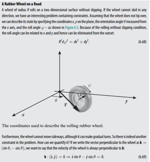 Solved ** Problem 6.9 Find the equations of motion for the | Chegg.com