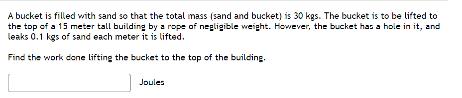 Solved How much work is done lifting a 15 pound object from | Chegg.com