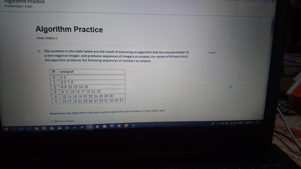 Solved Algorithm Practice Practice Quiz 6 Min Algorithm 0082